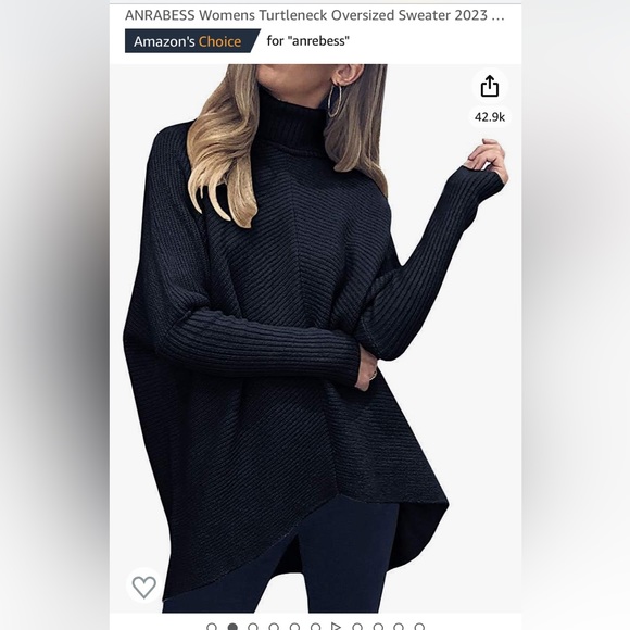 anrabess | Sweaters | Oversized Batwing Sweater For Fall | Poshmark